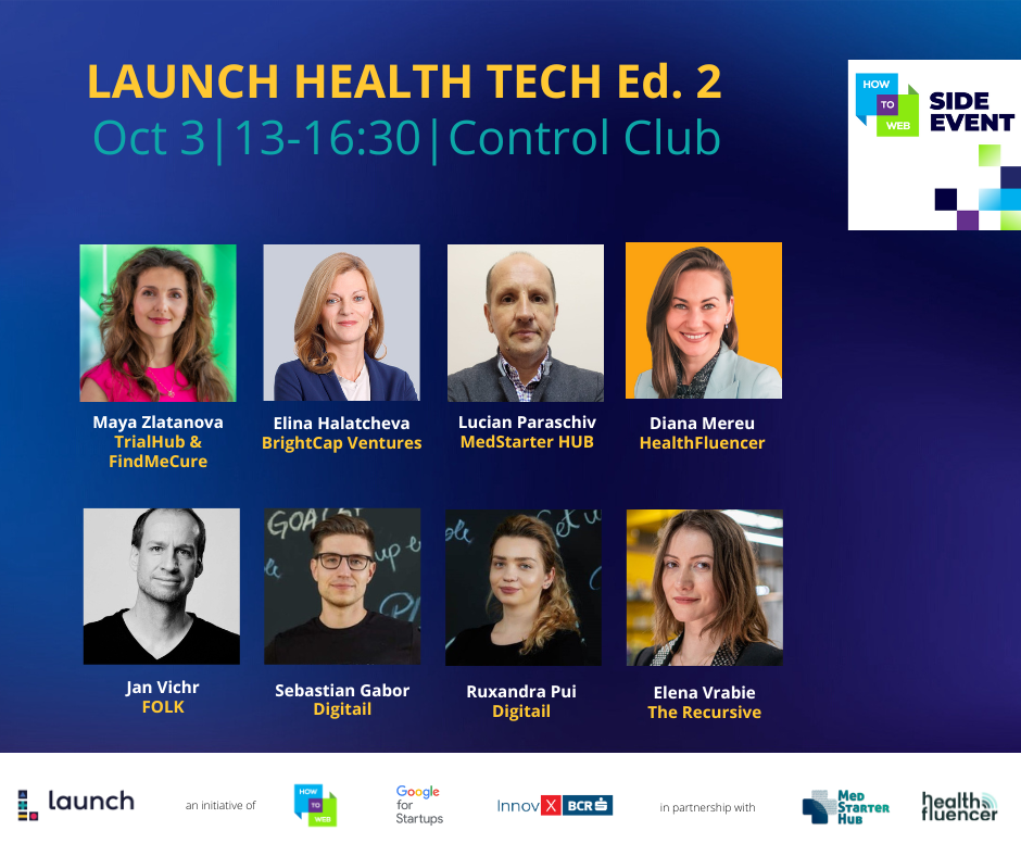Deschidem verticala de health prin Launch Health Tech | Ed. 1, Mai 18 ...